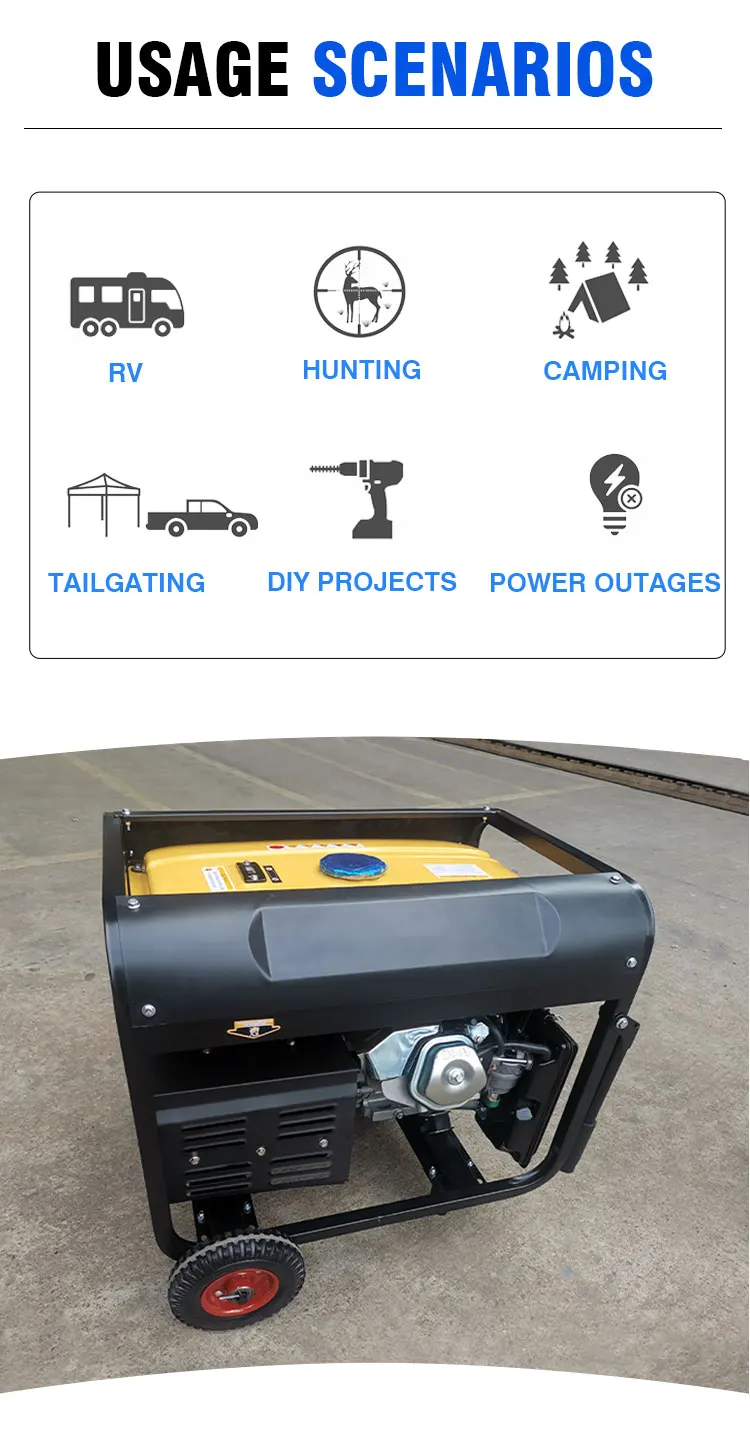 Northfield Professional 5000w 5kw Single Phase Portable Electric ...