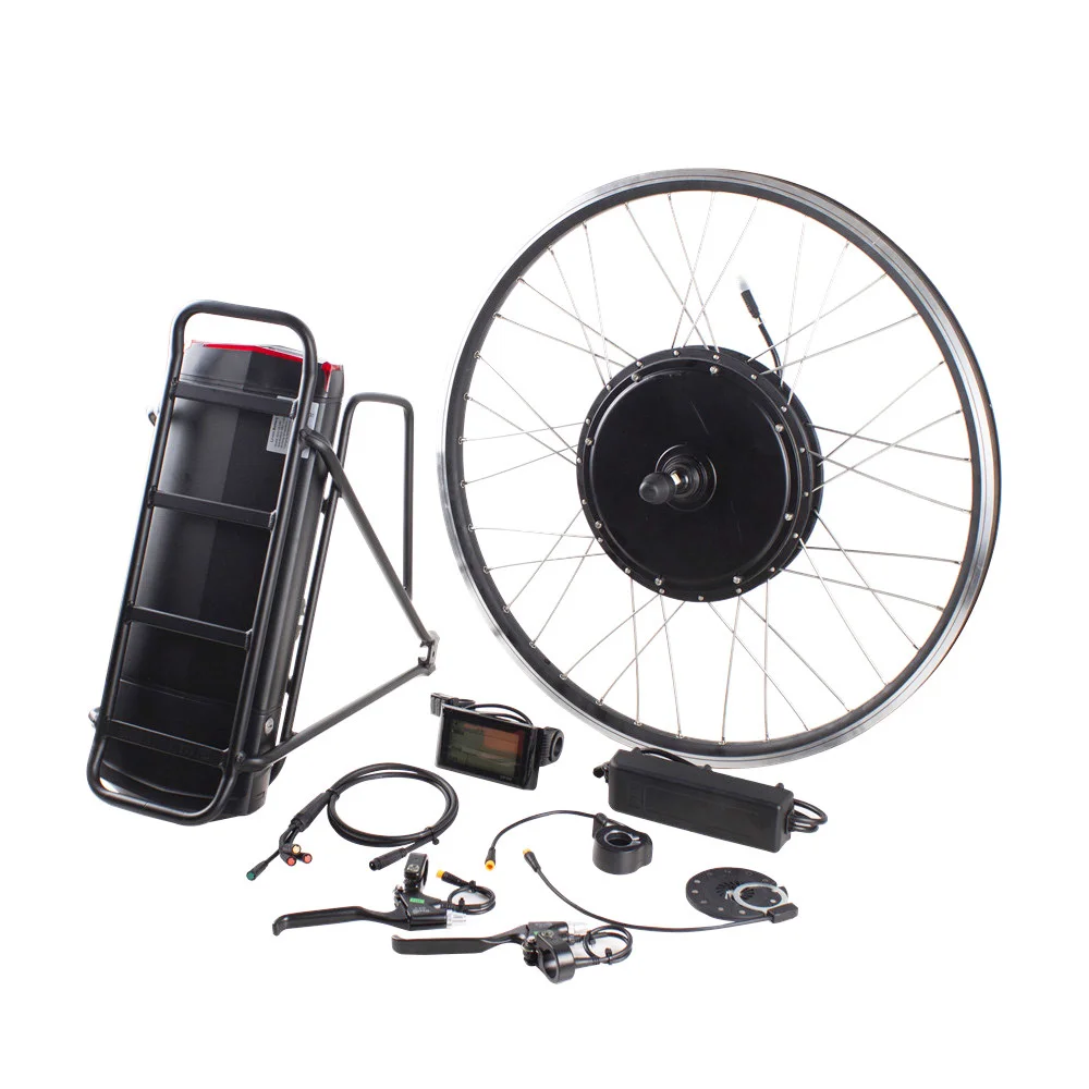 CSC SW900 Speed Level Electric Bike Conversion Kit 1000/1500W Battery ...