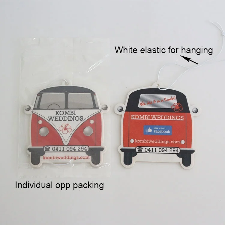 Promotional Gifts Custom Logo Hanging Paper Auto Accessories ...