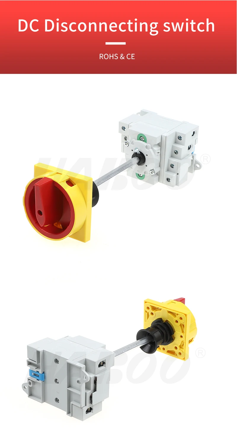Disconnect Isolator Switch With Aluminium Bar DIN Rail Mounted 32A 4P ...