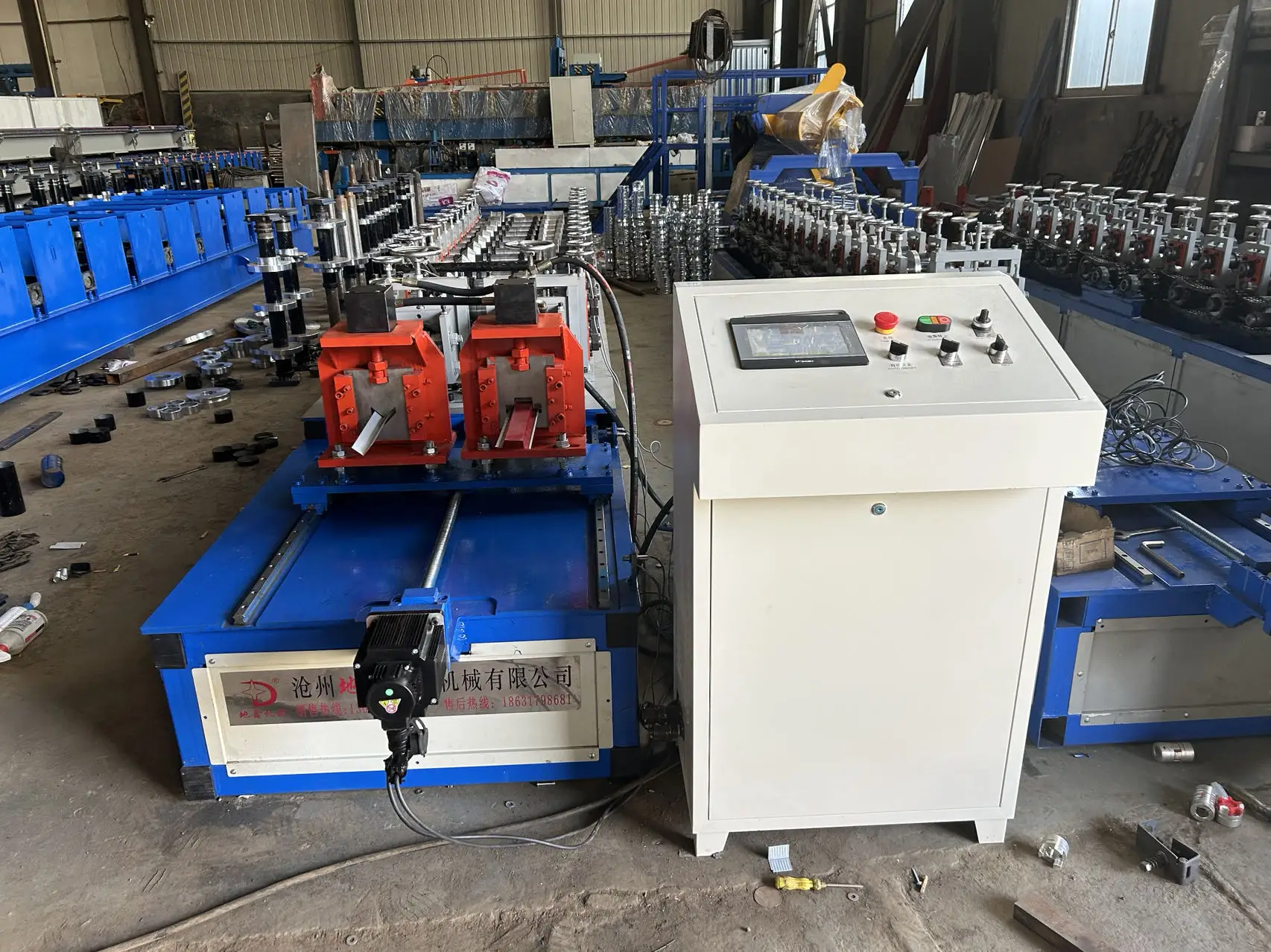 Steel Keel U C Channel Truss Frame Profile Cold Roll Forming Machine ...