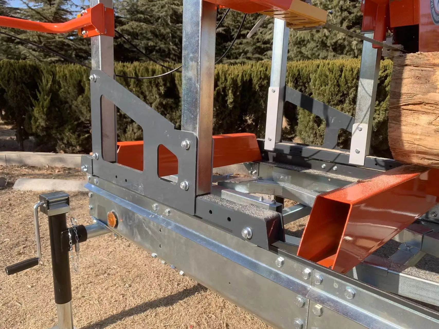 Horizontal Diesel Lumber Log Band Saw Machine - Portable Sawmill