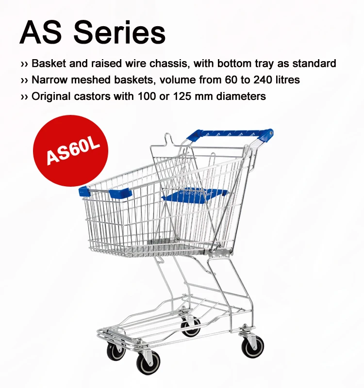 60l-210l Dimensions Supermarket Trolley On Wheels - Buy Supermarket ...