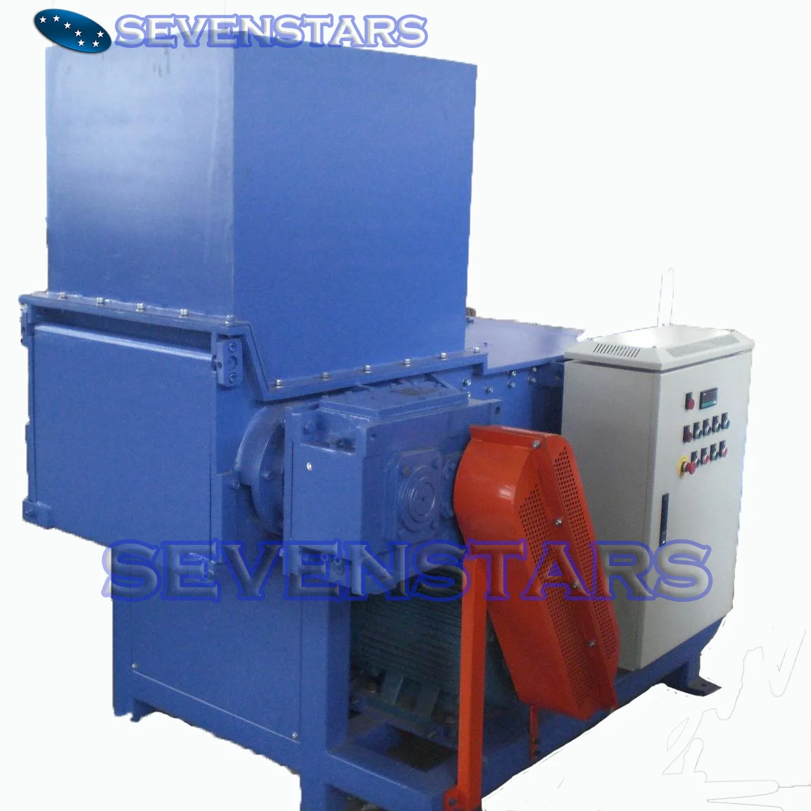 Plastic Pvc Pe Pp Waste Material Shredder Machine Single Shaft Shredder ...