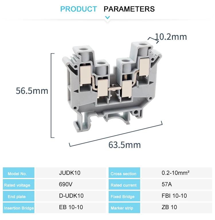 10mm Terminal Blocks - Reliable, Screwless Solutions