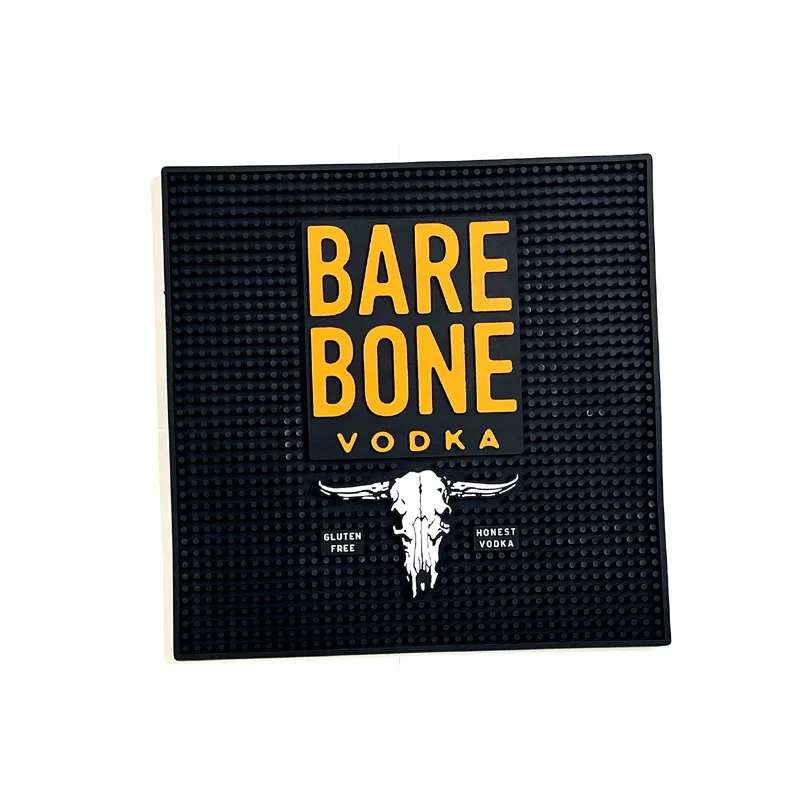 60x15cm Branded Advertising Bar Counter Mat Bat Rubber With Logo - Buy ...