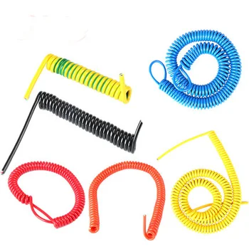 Low Voltage Flexible Retractable Spiral Spring Coiled Cable Coiled ...