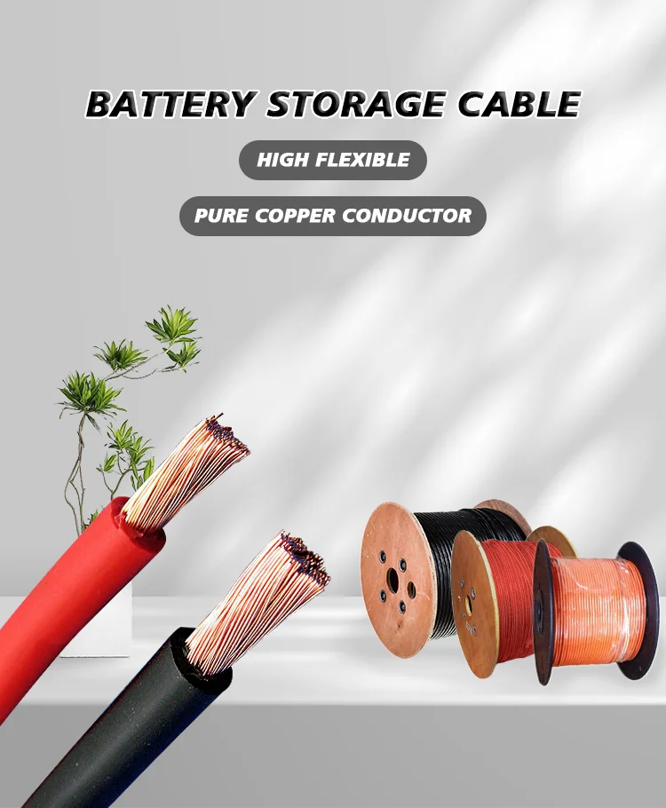 High Voltage Energy Storage Battery Cable 25mm 35mm 50mm Electrical ...