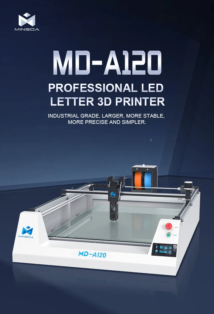 Large Format FDM 3D Printer for PDS Signage | 800x800mm Dual Nozzle ...