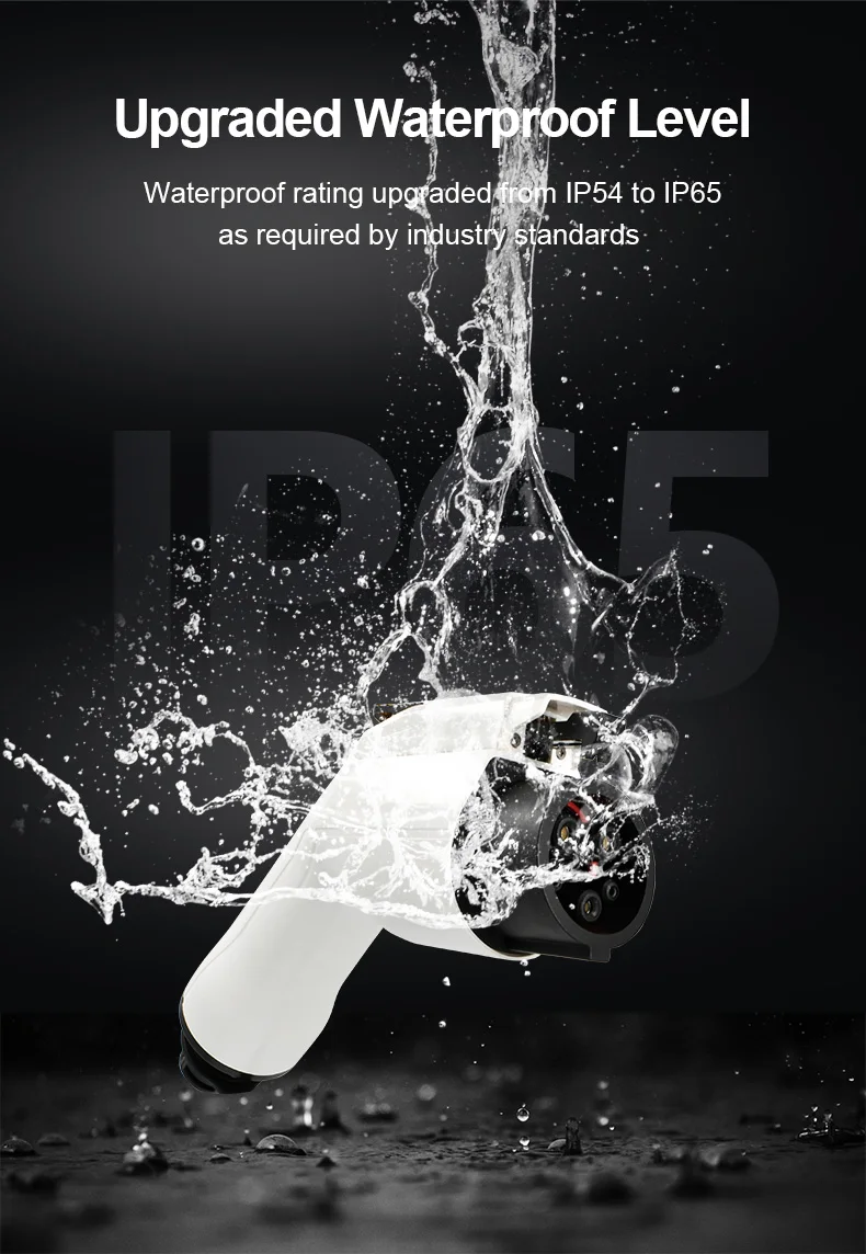 IP55 Waterproof EV Charging Cable - 16A to 48A Capacity