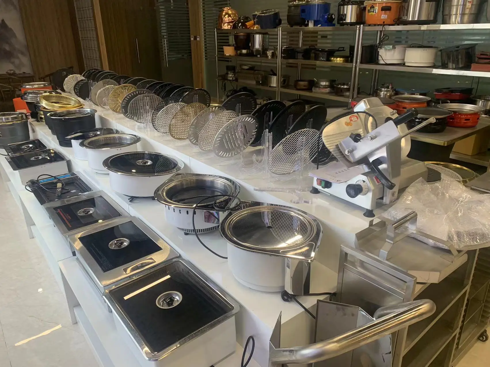 Korean Charcoal Grill - Efficient Rotating BBQ Machine