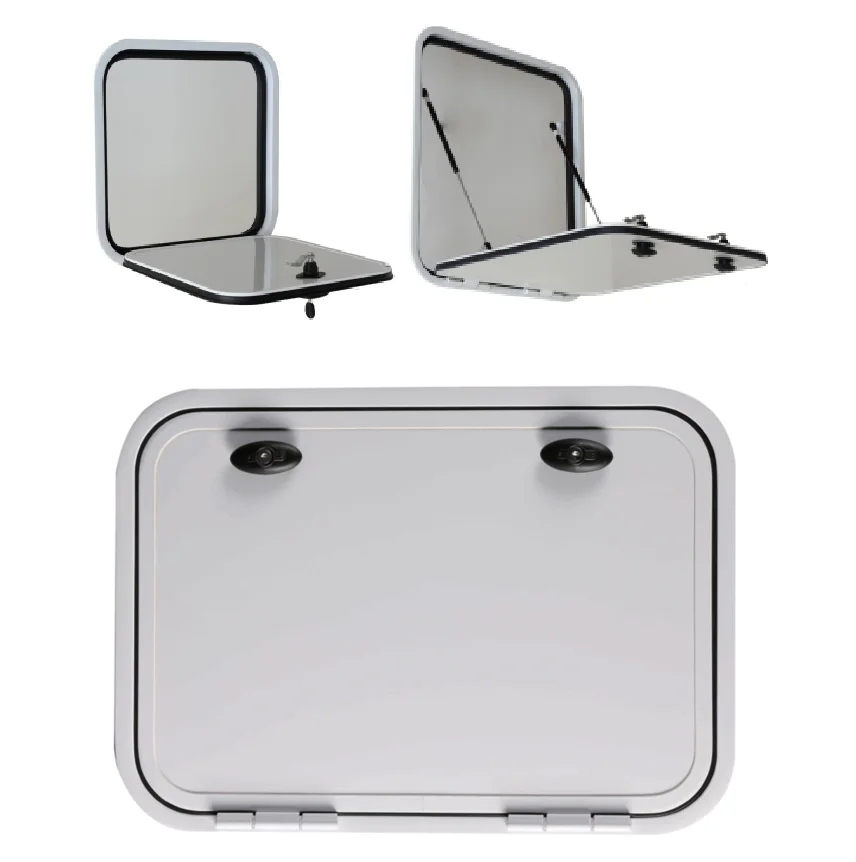RV White Access Door - Durable & Versatile Storage Solution