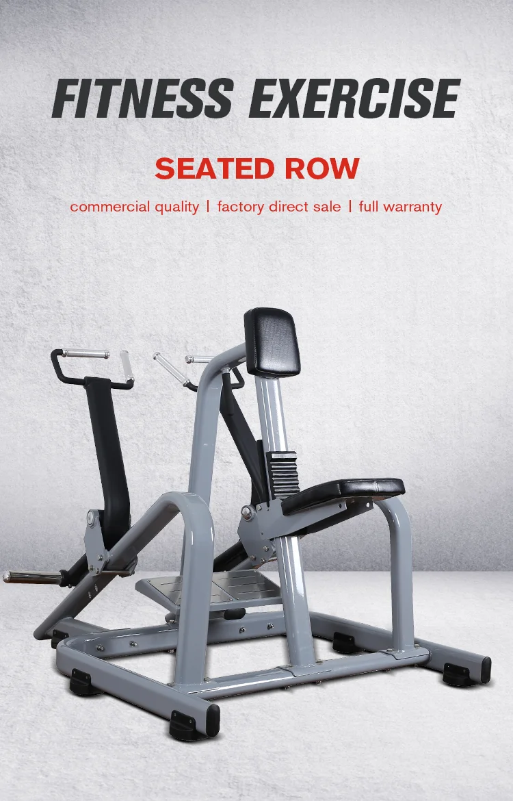 Commercial Gym Row Fitness Equipment Strength Plate Loaded Chest ...