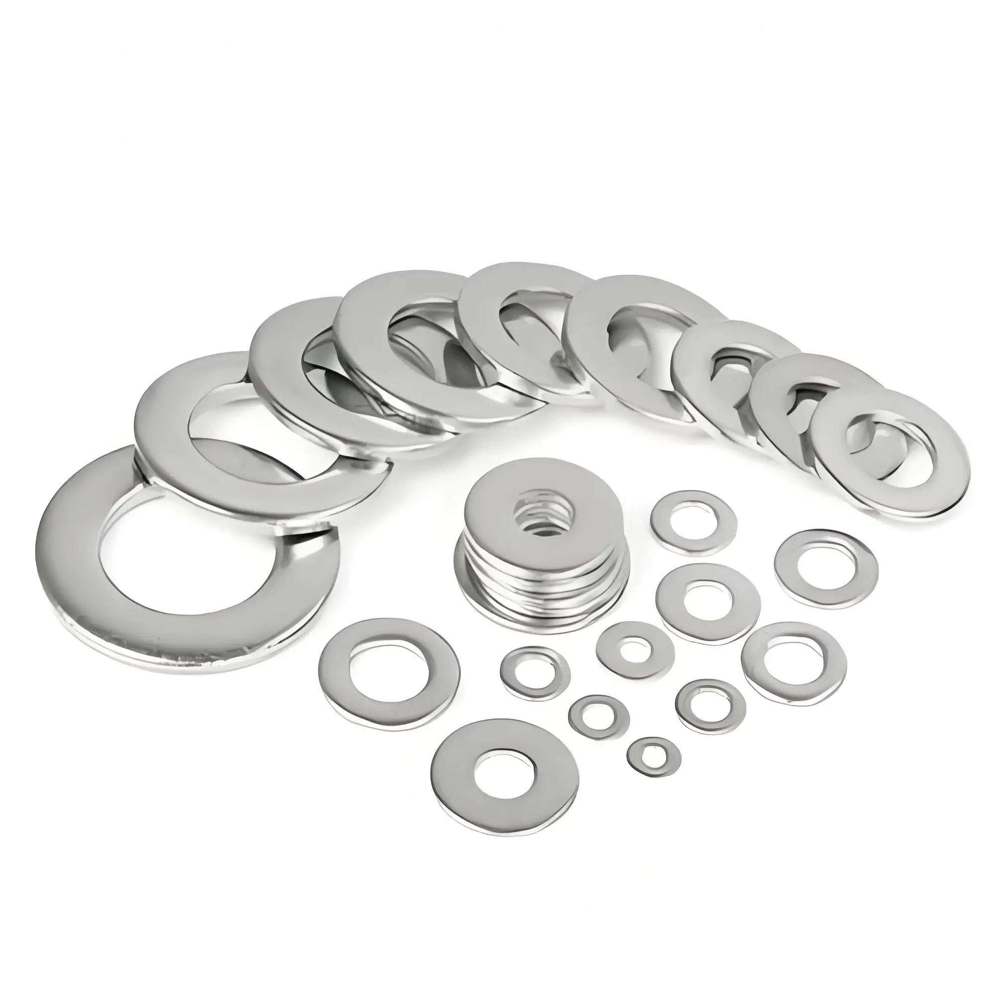 Din125 Din9021 Din7349 Din433 Ansi Asme Sae Uss Plain Flat Stainless Steel Washer - Buy Hot ...