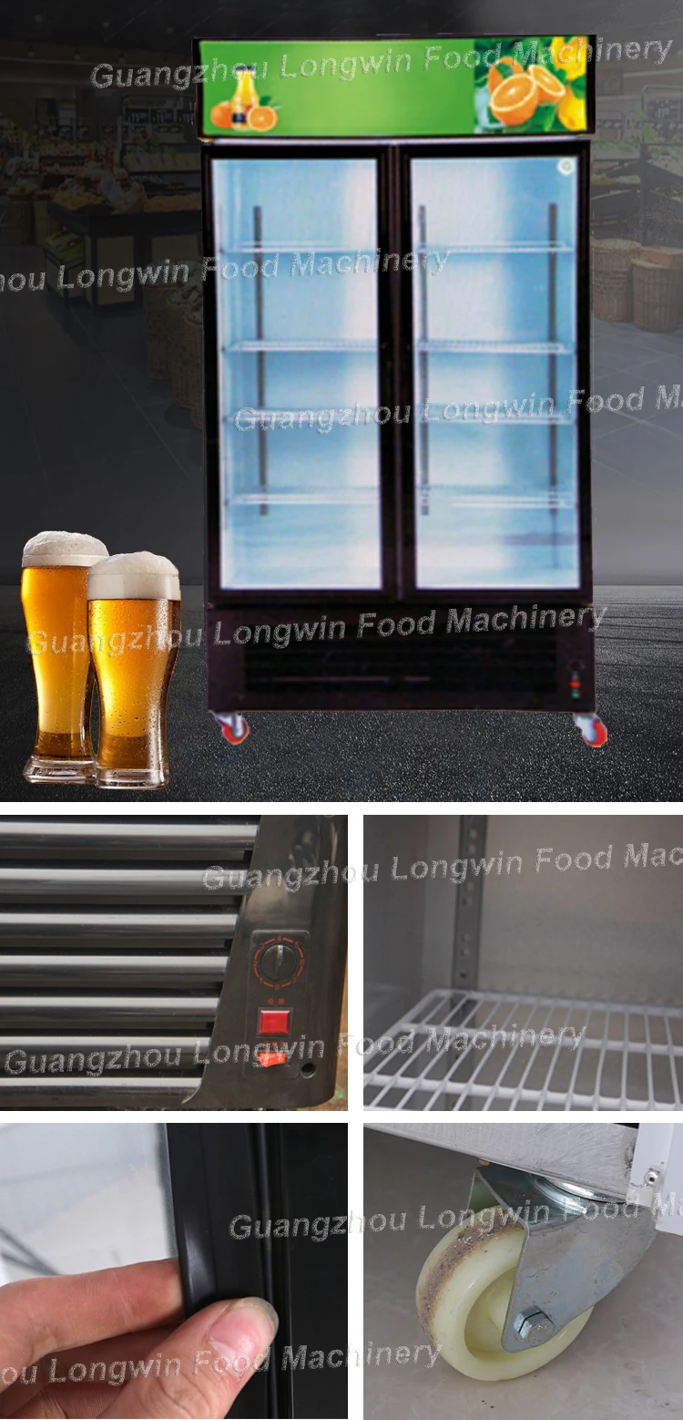Monster Display Energy Drink Mini Fridge - High Efficiency