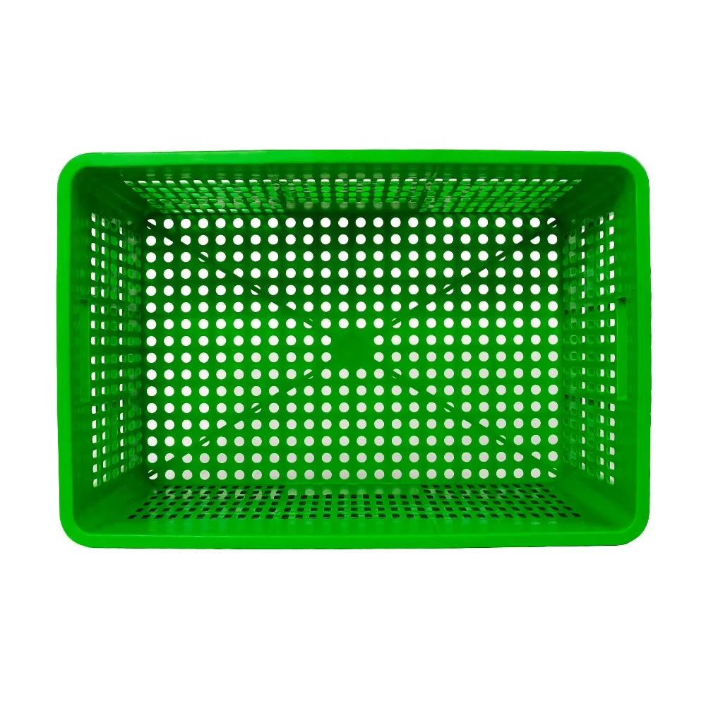Supermarket Stack Basket Storage Mesh Plastic Basket Moving Turnover ...