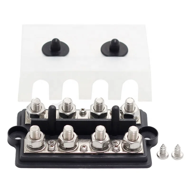 8 Stud Busbar 150a 48v Terminal Block & Busbar Connector Block Oem