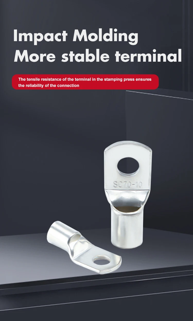 35mm Copper Cable Lug Sc Type Sc25-8 Standard Battery Tin Plated ...