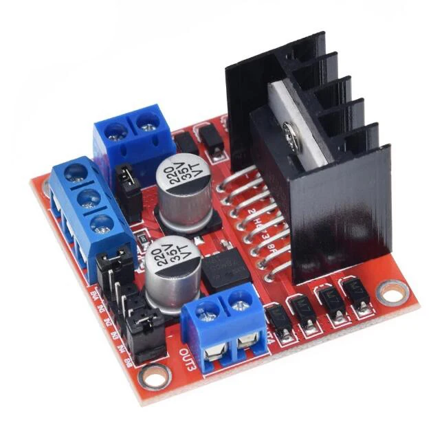 L298n Dual H Bridge Motor Drive Board Module Red Board Dc Stepper Motor ...