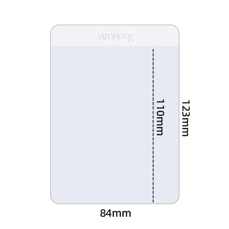 Sanseking PVC Semi-Rigid Card Holders Trading Card Sleeves Grading ...