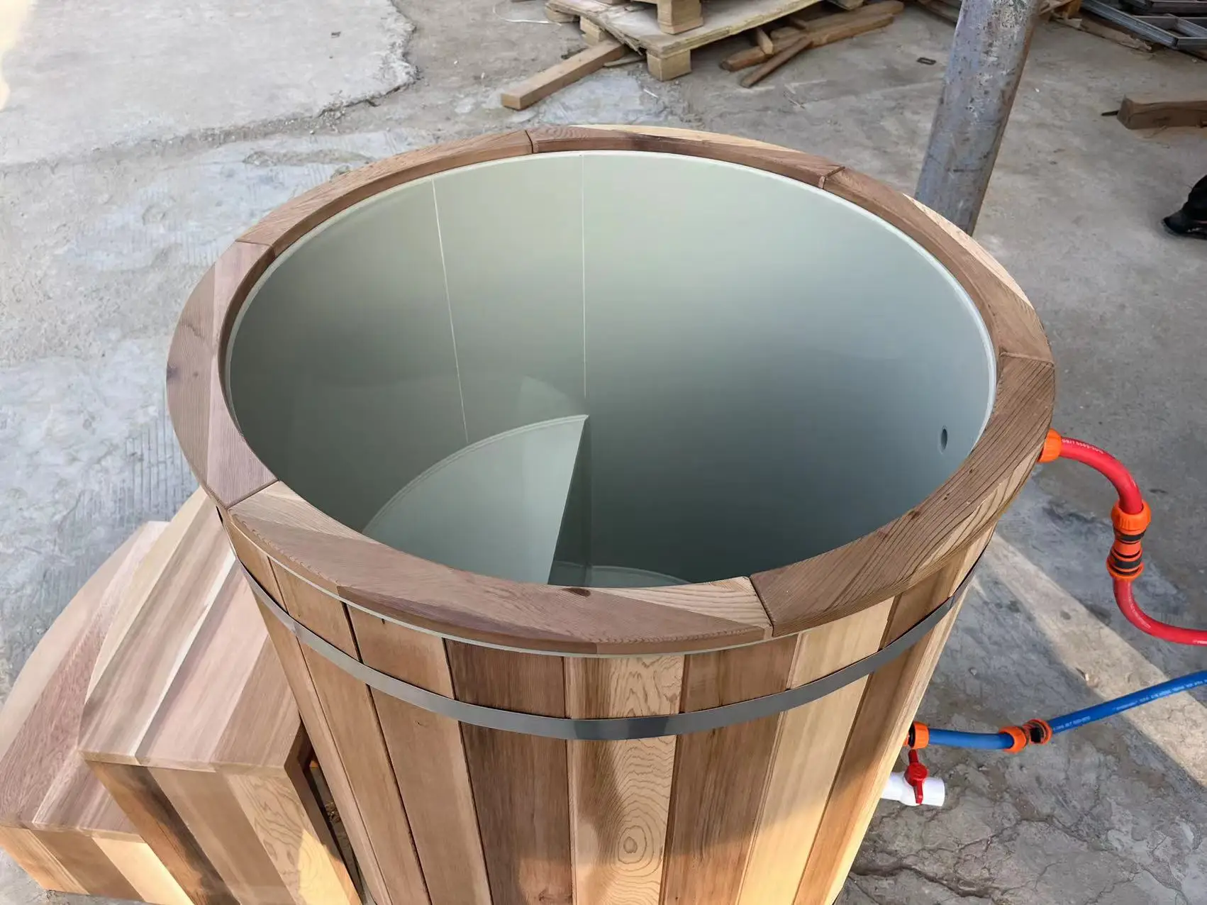 Outdoor Steel Cold Plunge Tub Chiller Wifi With Cover| Alibaba.com