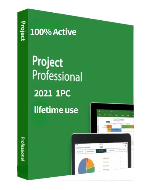 1pc Project Professional 2021 100% Online Digital Key Office 2021 ...