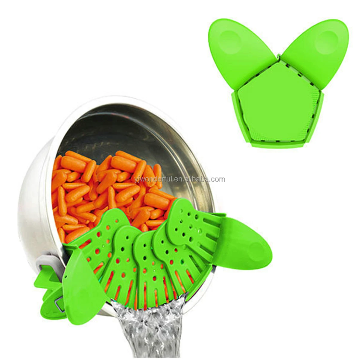 Plastic Collapsible Strainer Colander Folding Drainer Home Creative ...