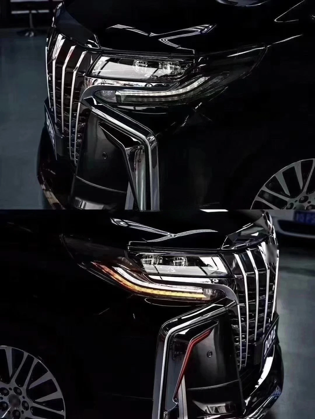 Car Bumper For Toyota Alphard Upgrade Sc Front Car Bumper Car Grill ...