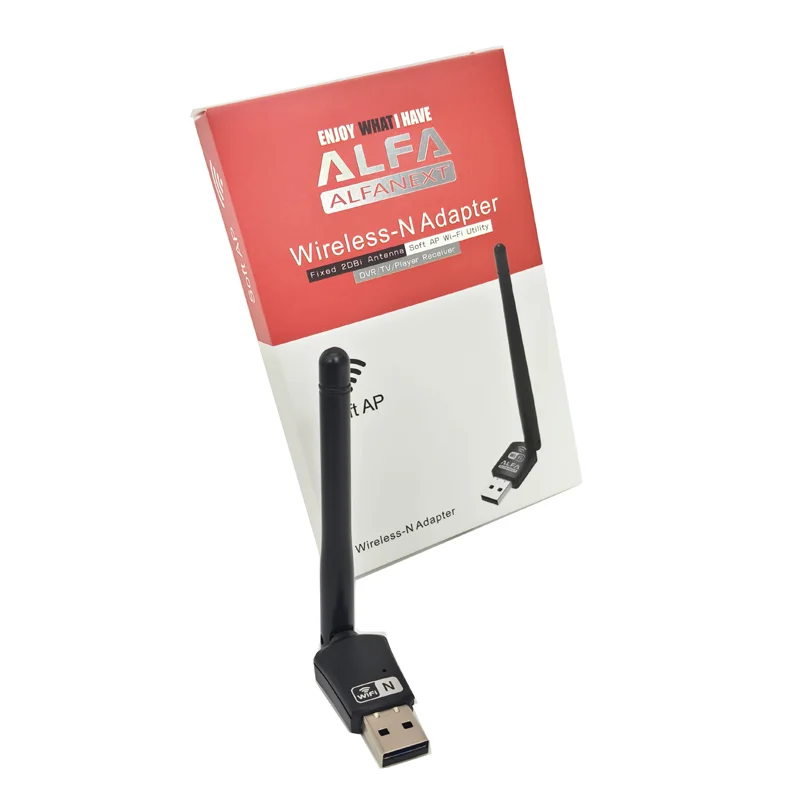 Wireless 150mbps Wifi Dongle - Alfa USB Adapter for Data Transfer