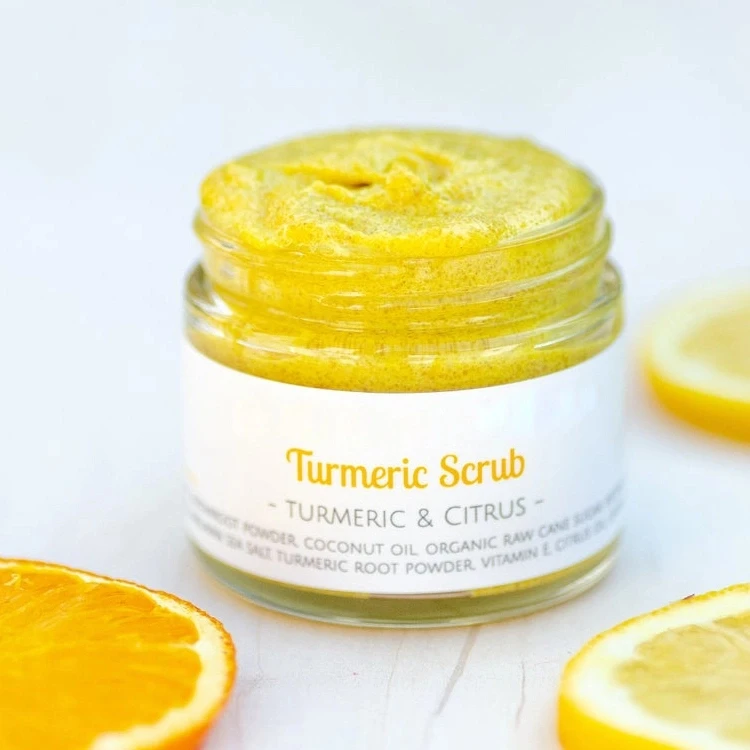 Turmeric Body Scrub with Vitamin C – Vegan Exfoliator for All Skin ...