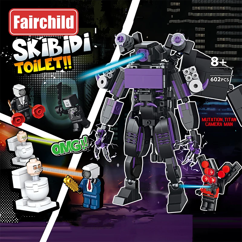 2024 Mutation Titan Camera Man Titan Sound Man Skibidi Toilet Action ...