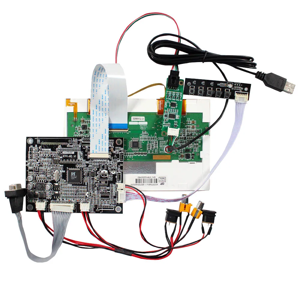 Microcontroller Development Boards Vga Av At070tn83 800x480 Lcd Display ...