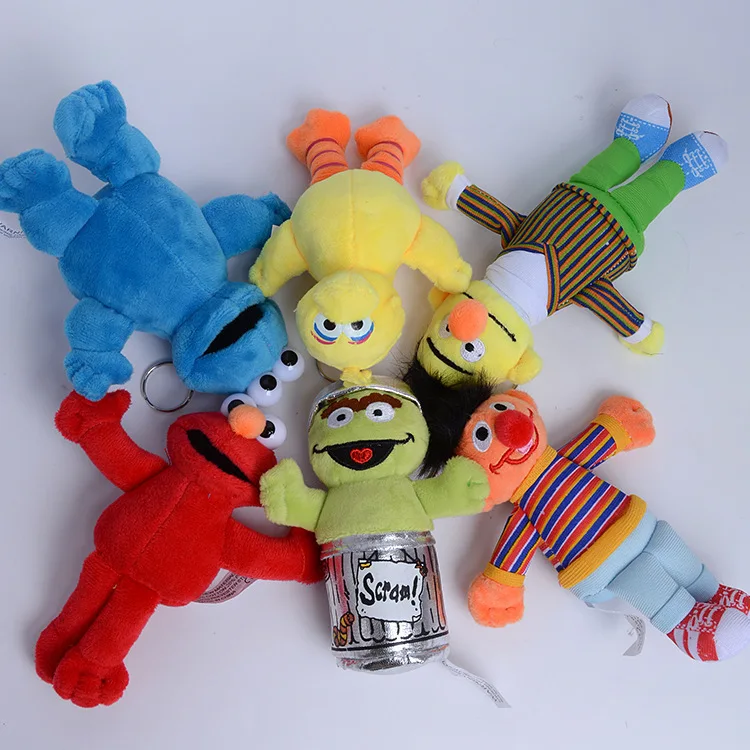 Linda The Latest Sesame-street Mini Plush Doll Emmo Monster Funny Doll ...