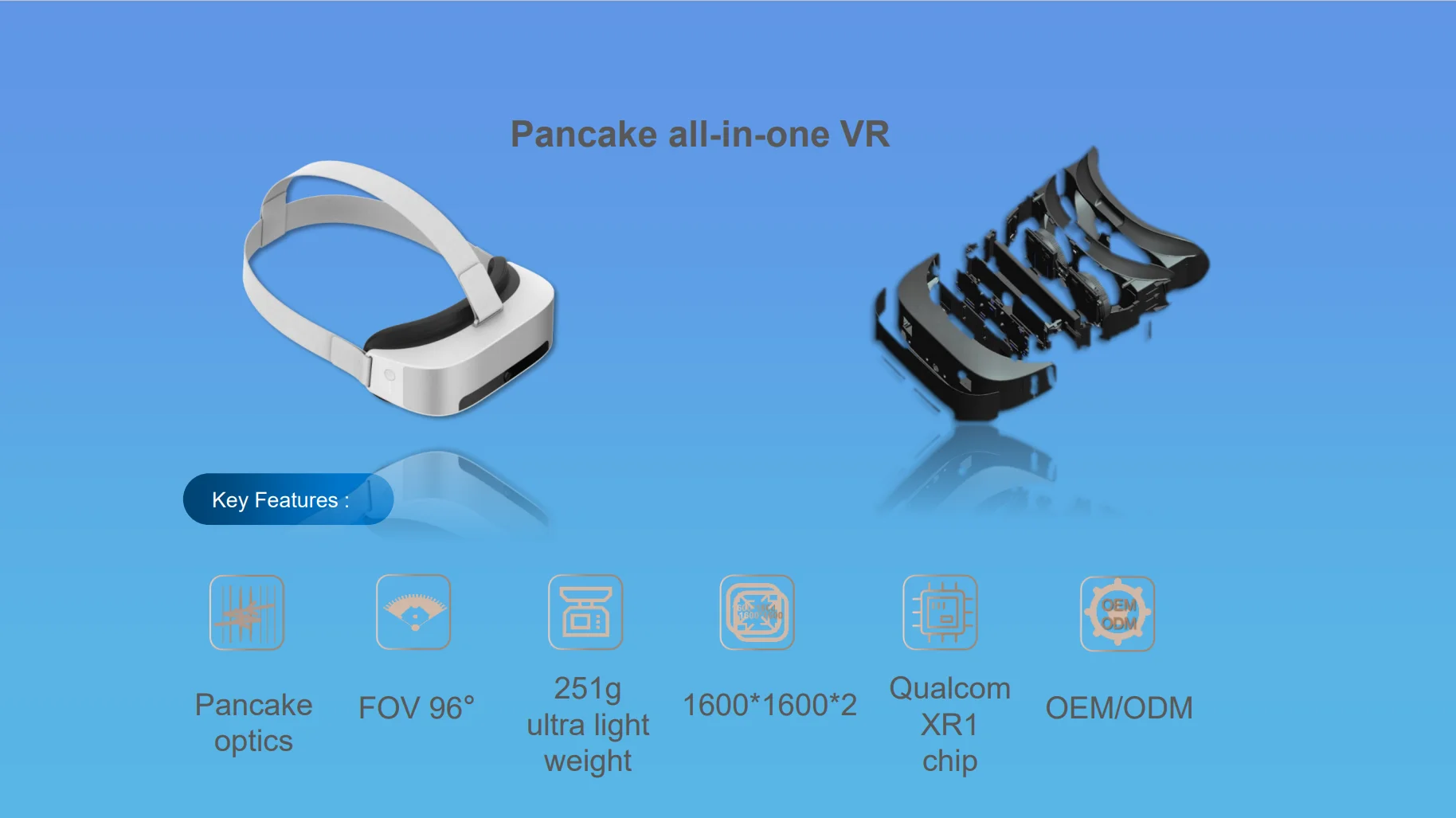 3DOF Slim Wireless VR Hardware - Customization & OEM