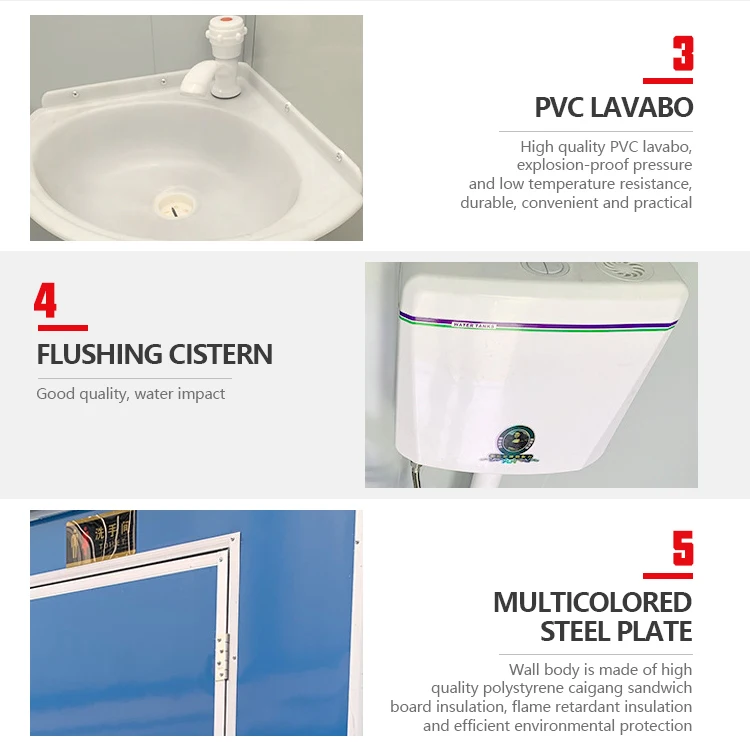 Folding Camping Luxury Used Japanese Outdoor Portable Toilets