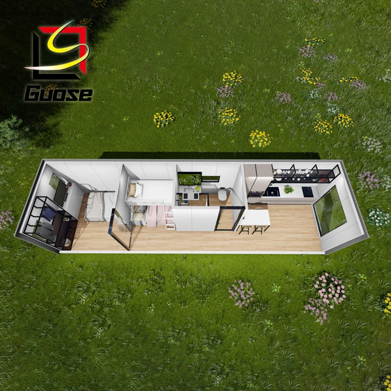 Luxury 40ft Fast Assembly Aluminum Prefab House Resort