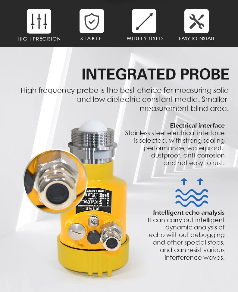 80ghz Guided Wave Radar Level Gauge - Reliable Liquid Sensors