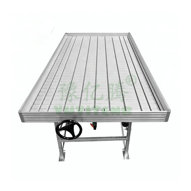 Movable 4x8 Flood Table Seedbed Ebb And Flow Hydroponic Greenhouse Grow ...
