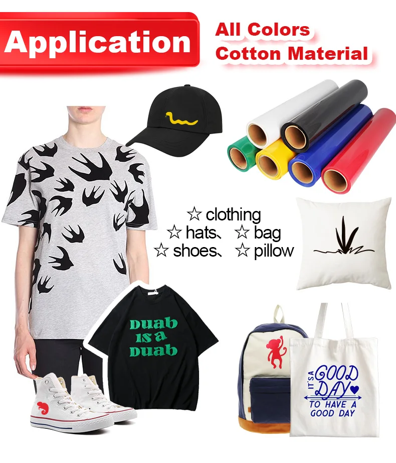 Easycut Flock Vinilo Textil Heat Transfer Vinyl Flex Htv Vinyl Transfer ...