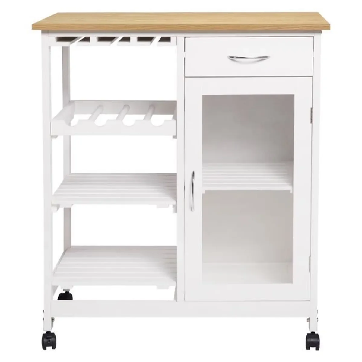 Modern Movable Kitchen Rack Trolley Storage Dishes Storage Trolley 3 ...