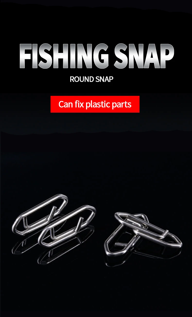 Stainless Steel Fast Link Clip Snap Sea Fishing Tackle Quick Change ...