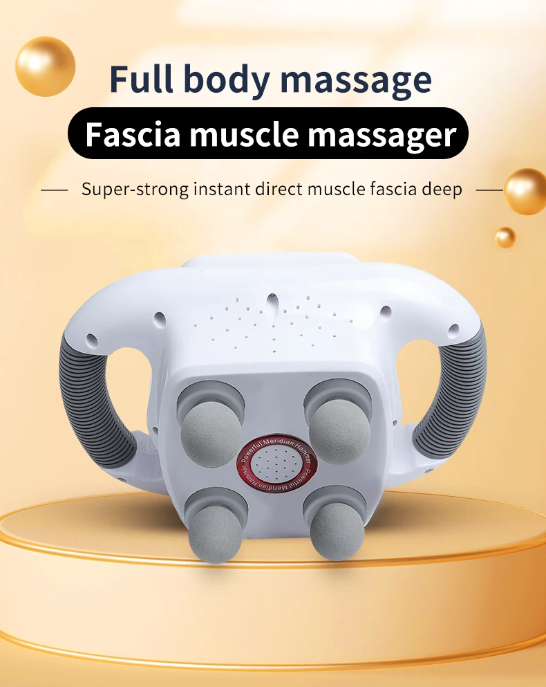 Whole Lower Back & Shoulder Pain Massage Machine Four Head Masajeador ...