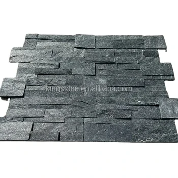 Black Slate Quartz Stone Cultural Stone Exterior Slate Stone Veneer For ...