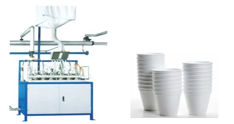 Expanded Polystyrene Foam Cup Making Machine EPS Fast Food Cup Tray Machine