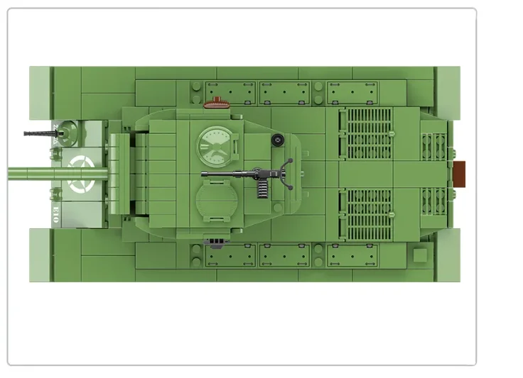 Us Pershing M26 Military Heavy Tank Toy Building Blocks City Bricks Ww2 ...