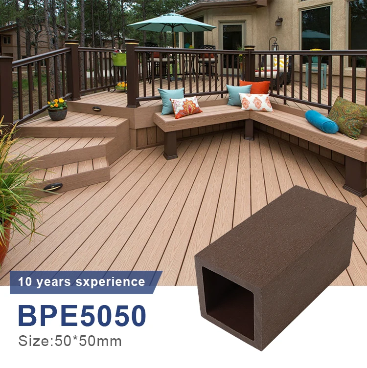 Wpc Wood Composite Outdoor Square Tube Pvc Ceiling Easy Install ...