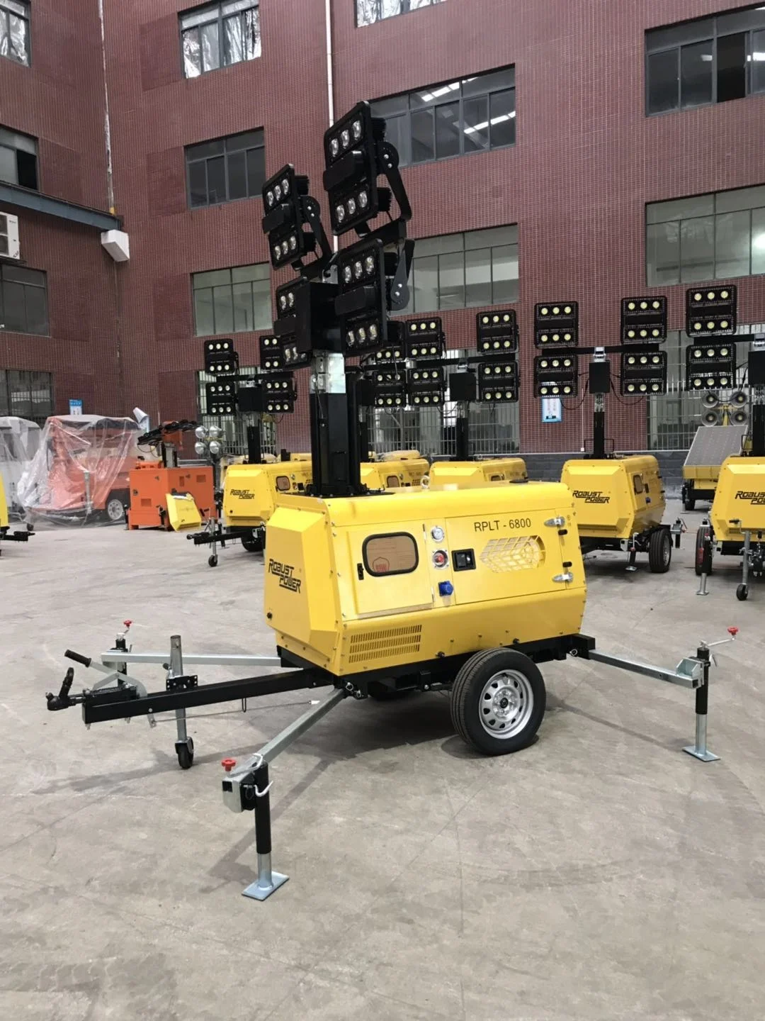 9M Mobile Flood Light Tower - Efficient Lighting Solutions