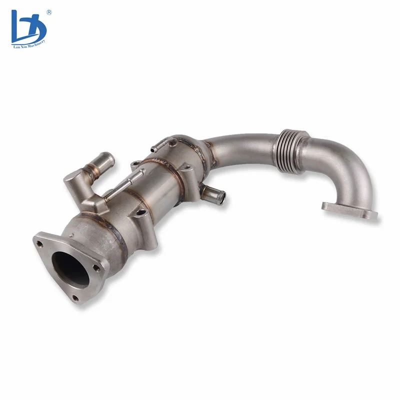 Excavator Engine Exhaust Gas Recirculation Hose Jo8e Exhaust Valve Pipe ...