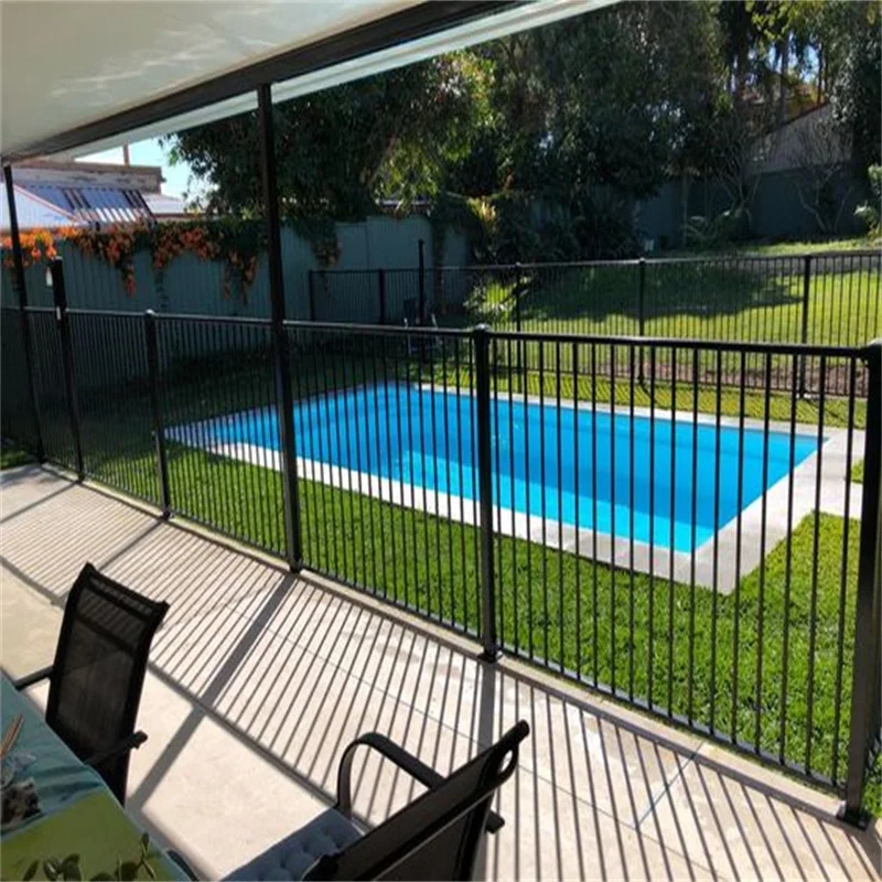 Customized Pool Fencing Outdoor Pool Fence Panels Black Aluminum Fence ...