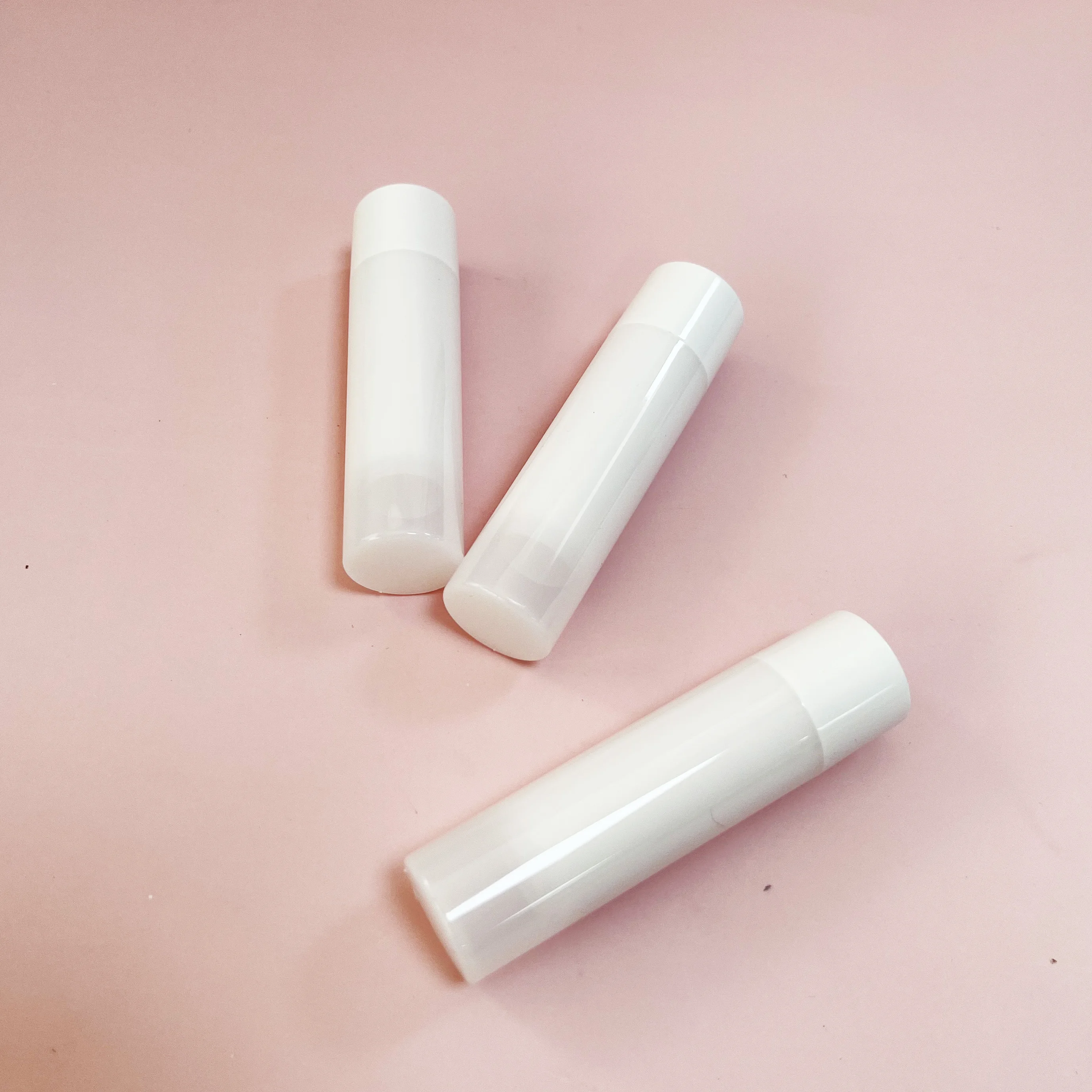 White Lip Stick Lip Balm Tubes - Customizable Containers